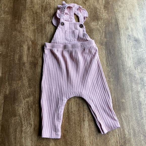 Jessica Simpson | Bottoms | Jessica Simpson Baby Girl Ribbed Overalls ...